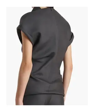 Khaite Tandie Top With Scarf Neckline - Black