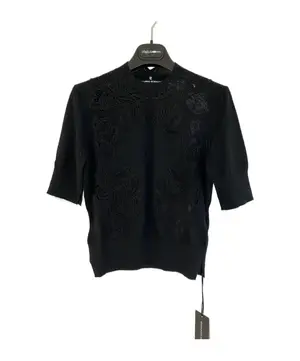 Ermanno Scervino Ribbed Lace Detail Sweater - No