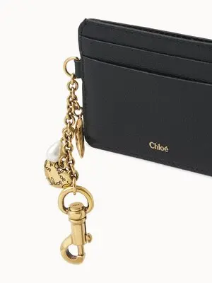Chloé Charms Card Holder - Black