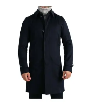 Herno Mid-length Tailored Coat - Bl