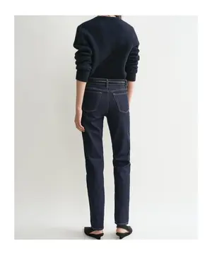 TOTEME Low Tapered Jeans - Slate Blue