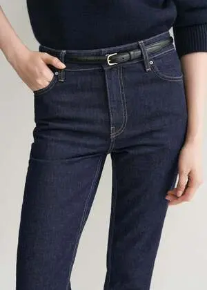 TOTEME Low Tapered Jeans - Slate Blue