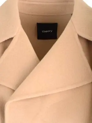 Theory Long-sleeved Belted Coat - No