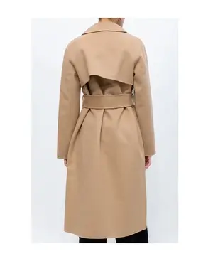Theory Long-sleeved Belted Coat - Nude
