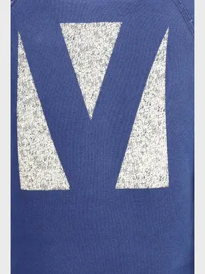 Valentino Garavani Printed Crewneck Sweatshirt - Blue