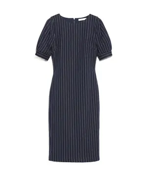 Max Mara Striped Cashmere Dress