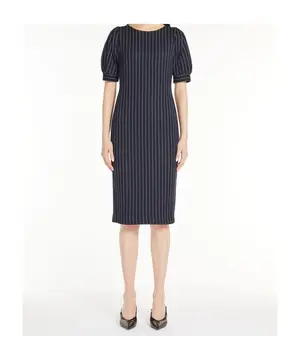 Max Mara Striped Cashmere Dress