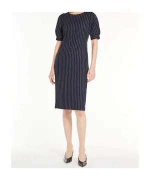 Max Mara Striped Cashmere Dress