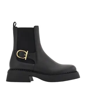 FERRAGAMO Gancini Buckle Chelsea Boot