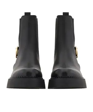FERRAGAMO Gancini Buckle Chelsea Boot