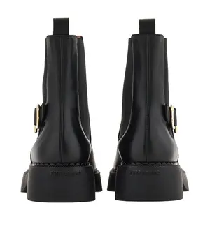 FERRAGAMO Gancini Buckle Chelsea Boot