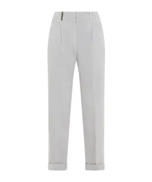 Peserico Tapered Gabardine Trousers