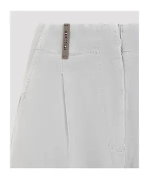 Peserico Tapered Gabardine Trousers