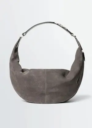 LEMAIRE Croissant Zipped Shoulder Bag - Gray