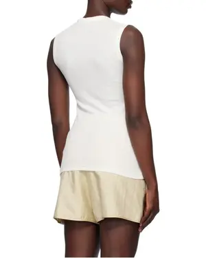 JIL SANDER Layered Tank Top - White