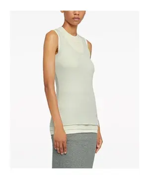 JIL SANDER Layered Tank Top - White