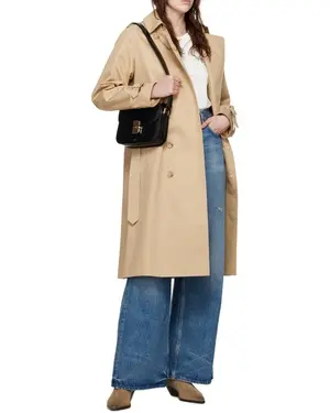 A.p.c. Grace Logo Embossed Shoulder Bag