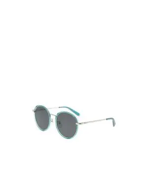 FERRAGAMO Round Frame Sunglasses - Gray