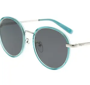 FERRAGAMO Round Frame Sunglasses