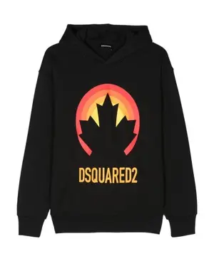 Dsquared2 Hooded Sweater With Graphic Print