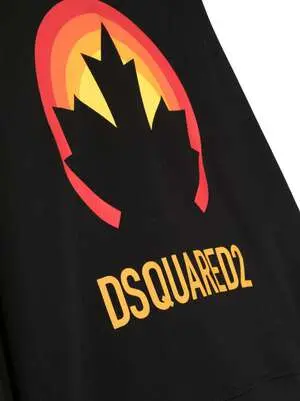Dsquared2 Hooded Sweater With Graphic Print