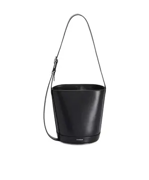 JIL SANDER Cannolo" Bucket Bag - Black