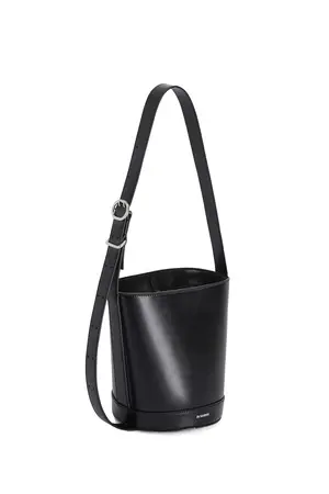 JIL SANDER Cannolo" Bucket Bag - Black