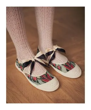 Valentino Garavani Round Toe Ballerina Sneakers