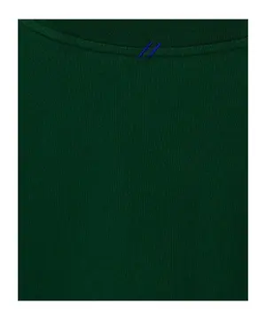 Burberry Ekd Logo-patch Crewneck T-shirt - Ivy