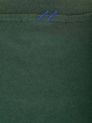Burberry Ekd Logo-patch Crewneck T-shirt - Ivy