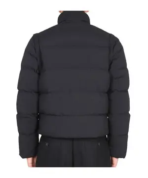 TEN C High-neck Zipped Padded Jacket