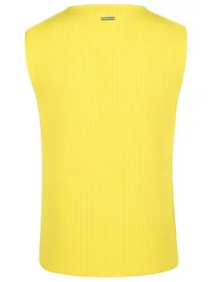 J.W.ANDERSON Bow Detail Ribbed Tank Top - Yellow