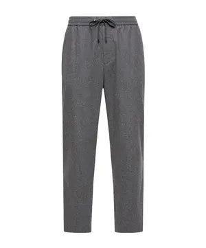 Moncler Logo Patch Jogging Pants - Dark Grey