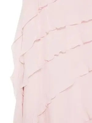 Antonelli Firenze Ruffled Asymmetrical Dress - Pink