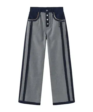 Marissa Chiara Paneled Jeans - Blue