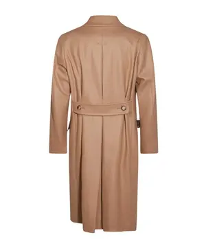 Boglioli Long-sleeved Double-breasted Coat - Brown