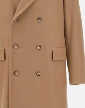 Boglioli Double-breasted Peak-lapel Coat - Brown