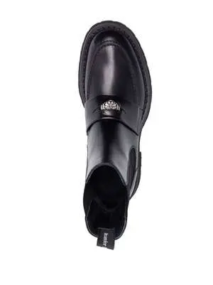 Alexander McQueen Chelsea Boots With Silver Rivet Detail