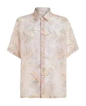 Etro Paisley Bandana Printed Short Sleeved Shirt - No