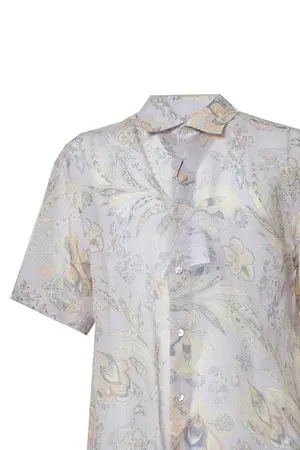 Etro Paisley Bandana Printed Short Sleeved Shirt - No