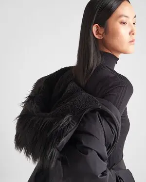 Prada Logo-patch Zipped Hooded Jacket