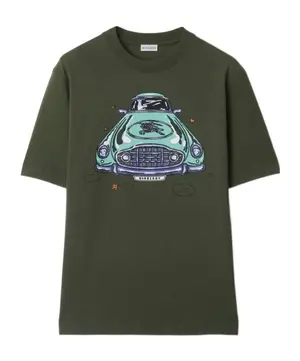 Burberry Car Cotton T-shirt Yew