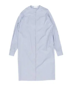 THE ROW Long-sleeved Striped Dress