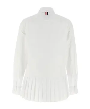 Thom Browne Pleated Long-sleeve Shirt - No