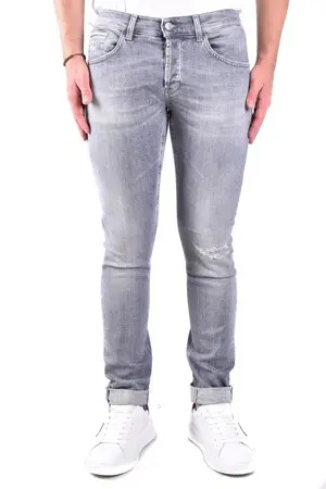 DONDUP Logo Denim Pants - Gray