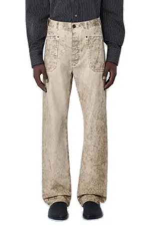 VIVIENNE WESTWOOD Wide-leg Jeans - Nude