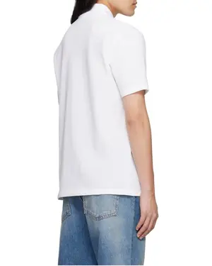 Balmain Coin-printed Polo Shirt - White