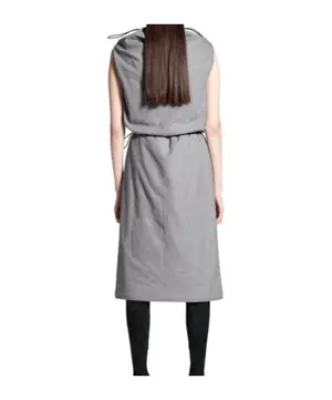Balenciaga Cotton Poplin Sleeveless Drawstring Dress