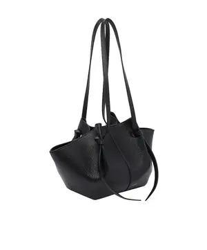 Yuzefi Mochi Double-handle Shoulder Bag - Black