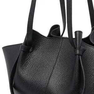 Yuzefi Mochi Double-handle Shoulder Bag - Black